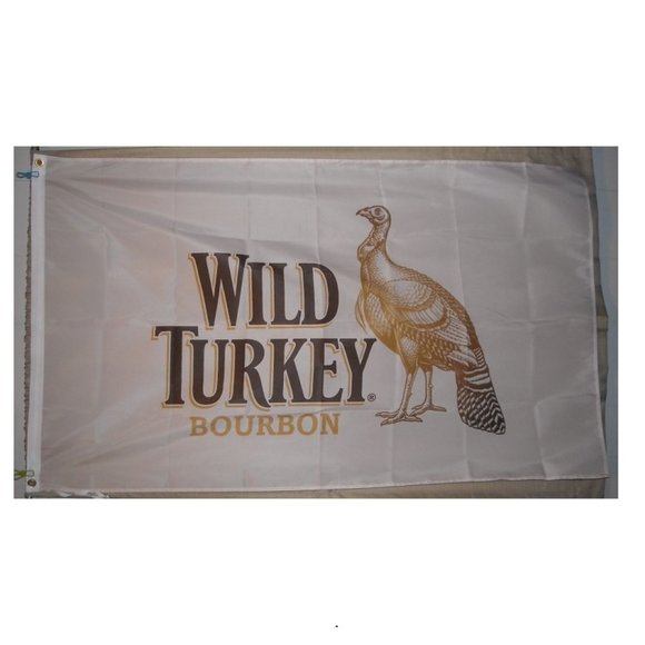 Wall Decor | Wild Turkey Kentucky Straight Bourbon 3x5 Flag Banner ...